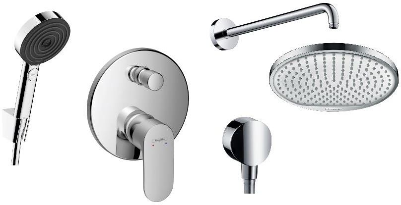 Zestaw prysznicowy Hansgrohe 72466000+24302000+27453000+27413000 ...