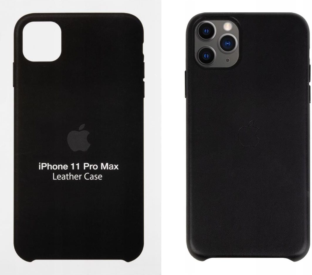 Bez Marki Do Iphone 11 Pro Max Etui Leather Case Black - Etui na ...
