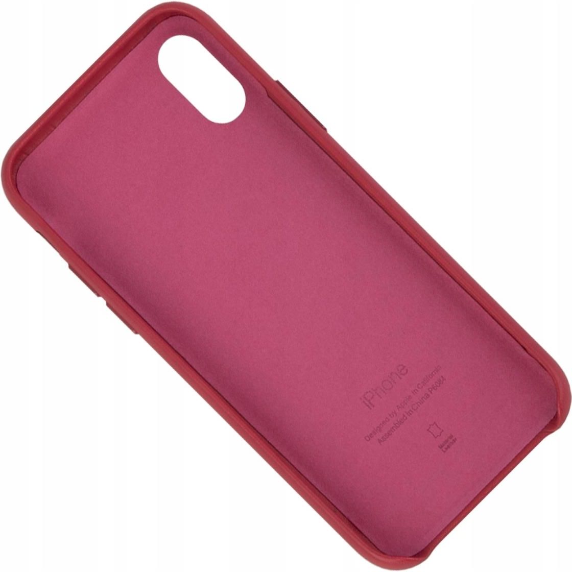 Bez Marki Do Iphone Xs Max Etui Leather Case Berry - Etui na telefon ...