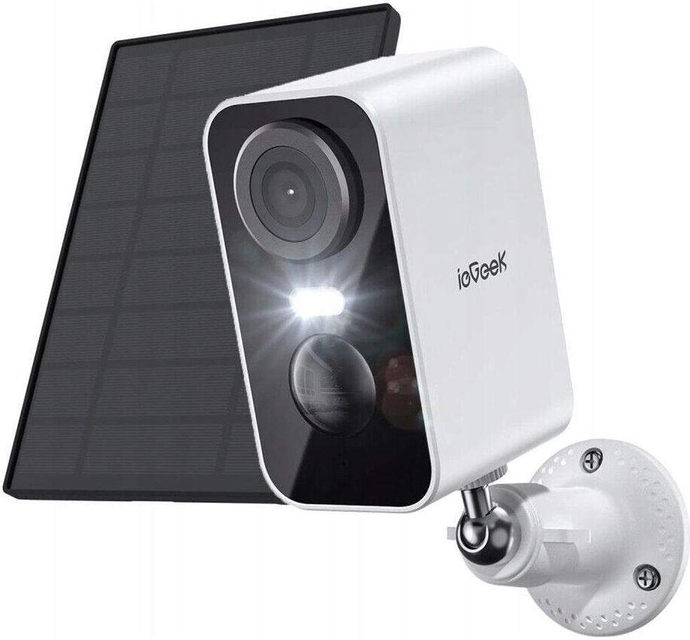 Kamera przemysłowa Iegeek Kamera Solarna Zewnętrzna Wewnętrzna Wifi 2K ...