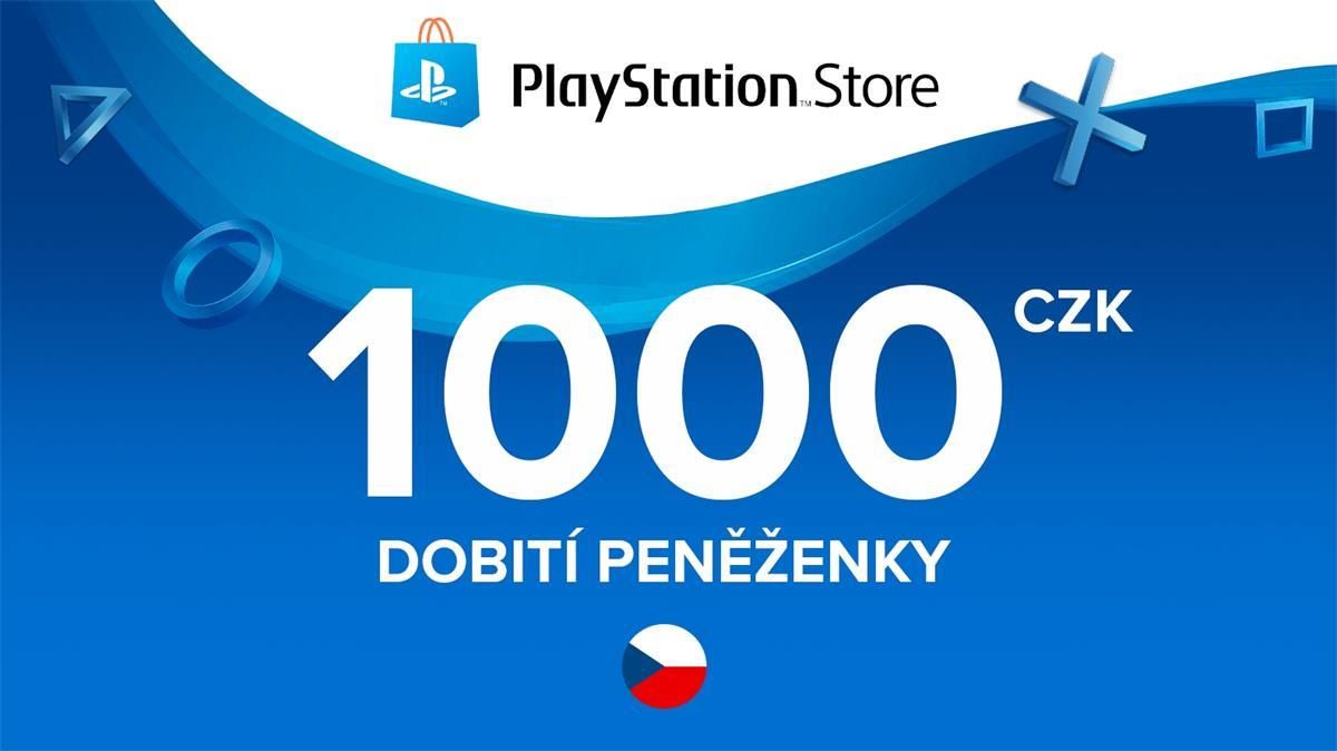 Sony PlayStation Network 1000 CZK (Czechy) - Karta Pre-paid ...