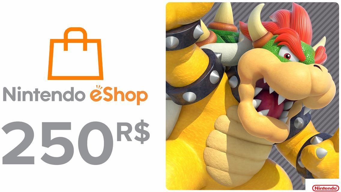 Nintendo eShop 250 BRL (Brazylia) - Karta Pre-paid / Podarunkowa - Ceny ...