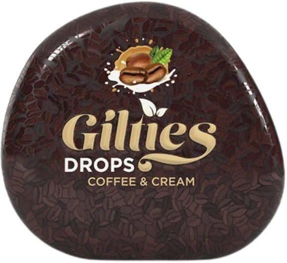 Dropsy Twarde Cukierki Landrynki Coffee&Cream Kawowe w Puszce Gilties ...