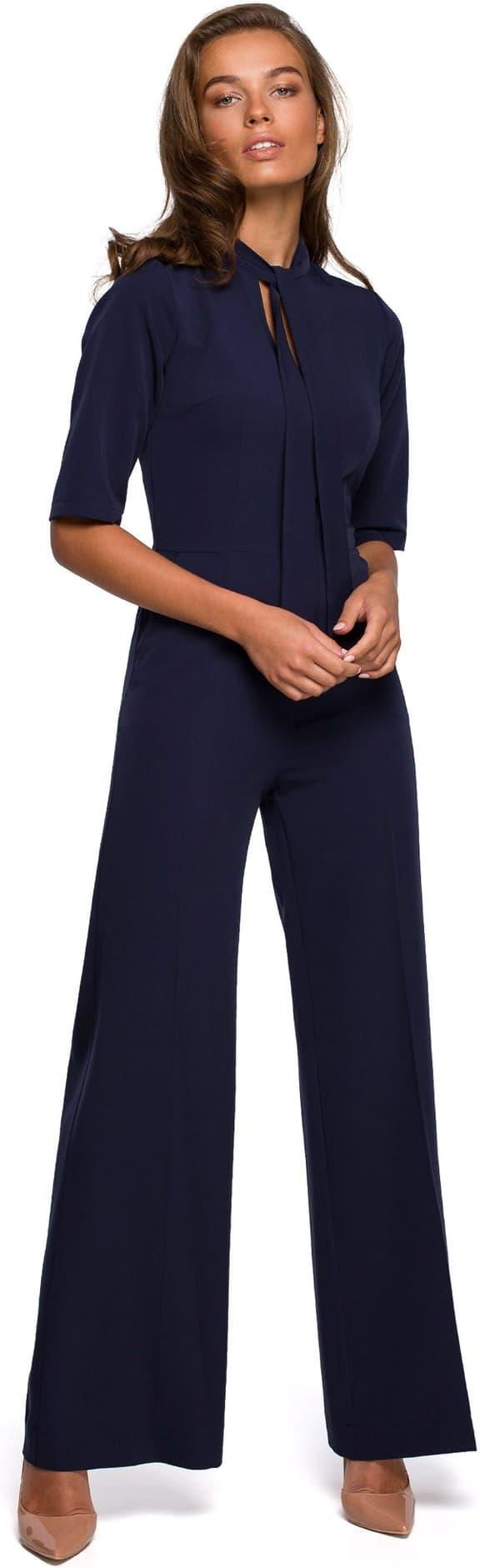 S243 Kombinezon z wiązaniem - granatowy (kolor granat, rozmiar XL ...