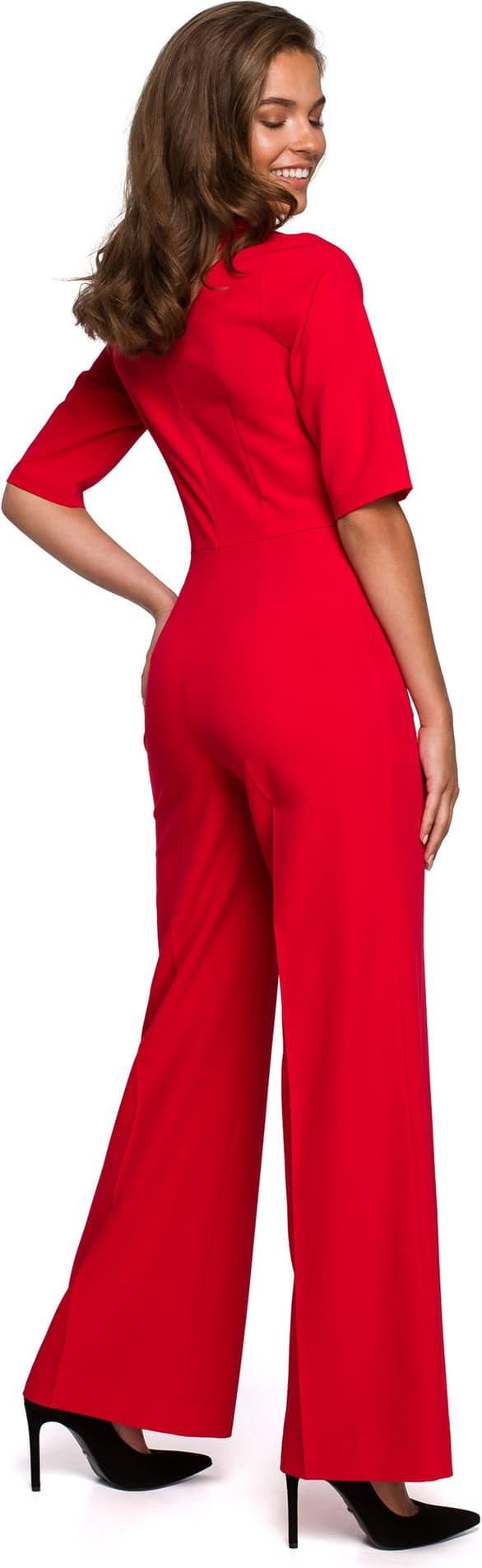 S243 Kombinezon z wiązaniem - czerwony (kolor czerwony, rozmiar XL ...