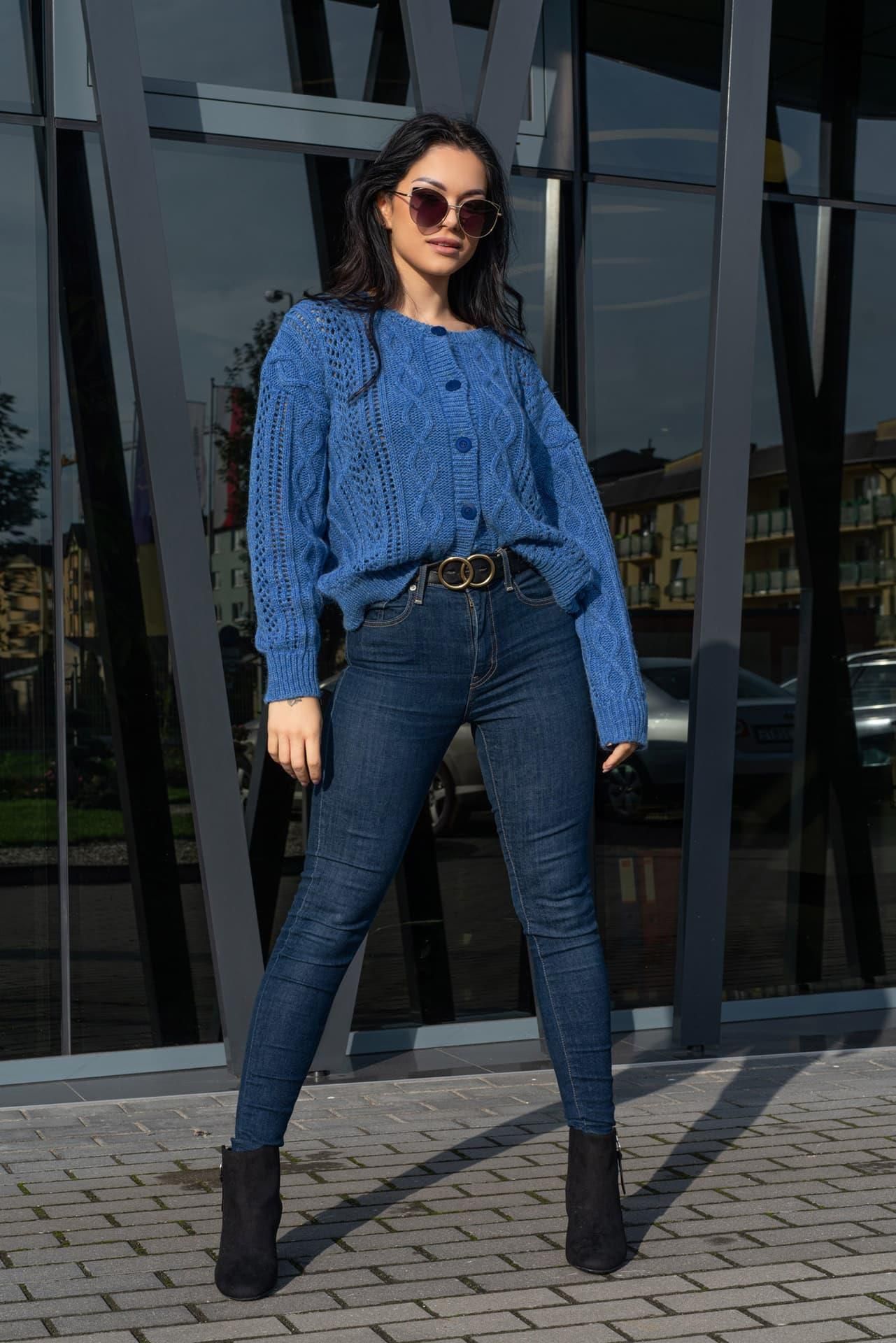 Boniqe Jeans sweter (kolor niebieski, rozmiar one size) - Ceny i opinie ...