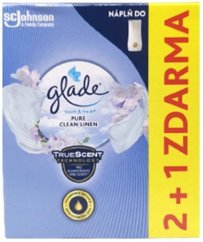 Glade Mini Spray Zapas 3X10Ml Pure Clean Linen - Ceny i opinie - Ceneo.pl