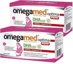 OmegaMed Optima Forte Dla kobiet w II i III trymestrze ciąży i matek ...