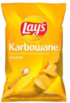 Lay'S Karbowane Chipsy Ziemniaczane Solone 120g - Ceny i opinie - Ceneo.pl