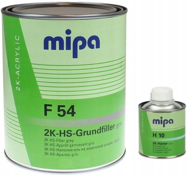 Mipa Podkład Akrylowy F54 Szary 1L + Utwardzacz - Opinie i ceny na Ceneo.pl