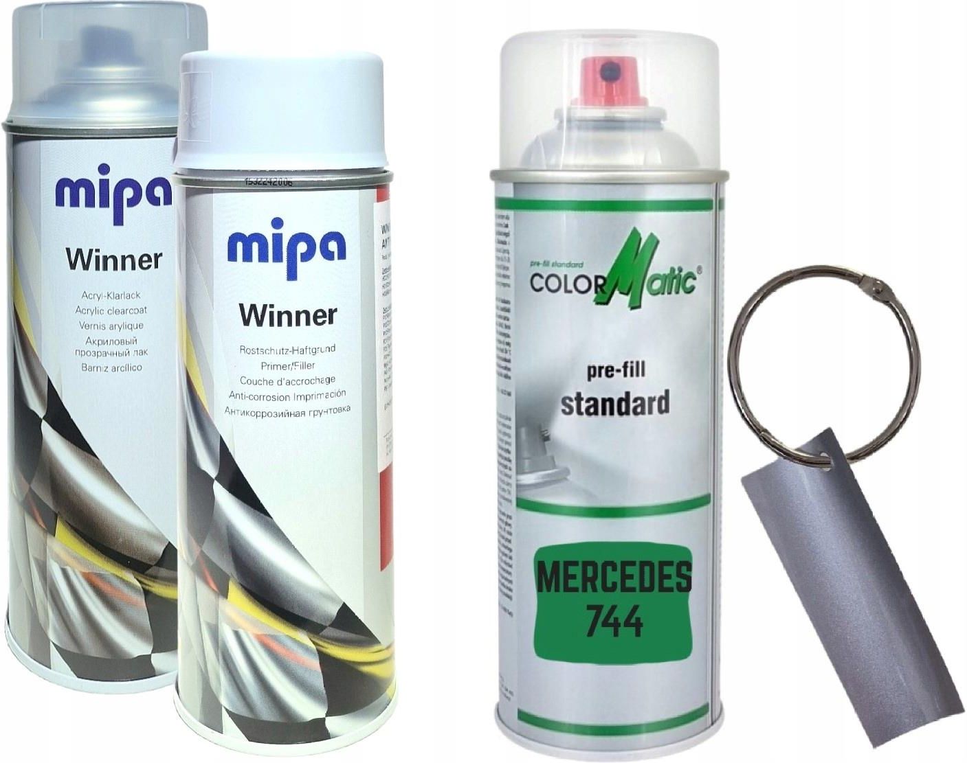 Motip Zestaw Lakier Spray Mercedes 744 400Ml - Opinie i ceny na Ceneo.pl