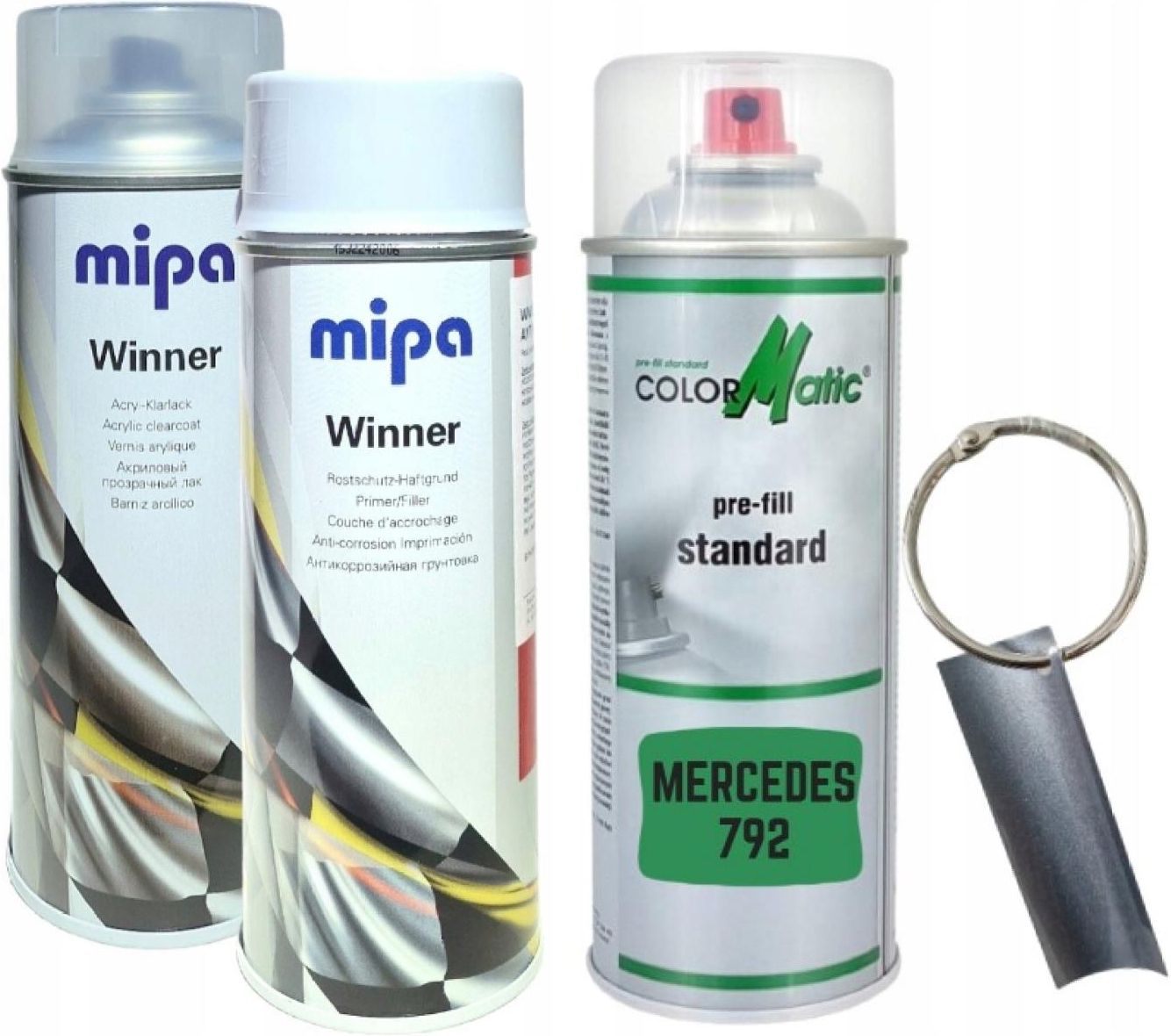 Motip Zestaw Lakier Samochodowy Spray Mercedes 792 400Ml - Opinie i ...