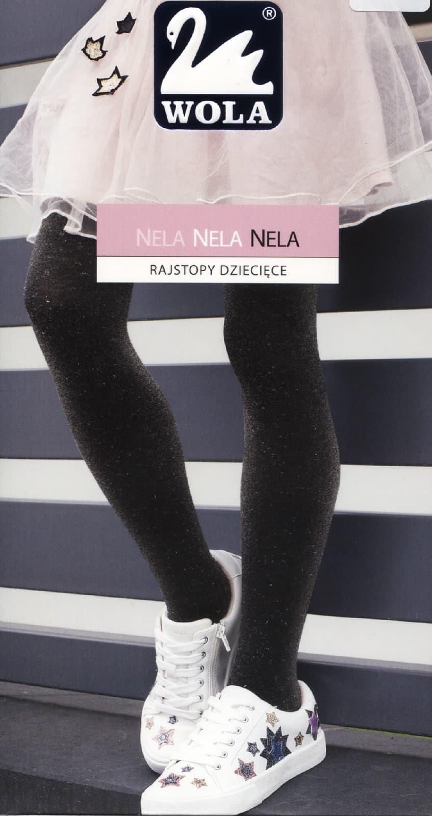 RAJSTOPY DZIEWCZĘCE NELA 6-11 LAT (kolor black, rozmiar 140-146) - Ceny ...