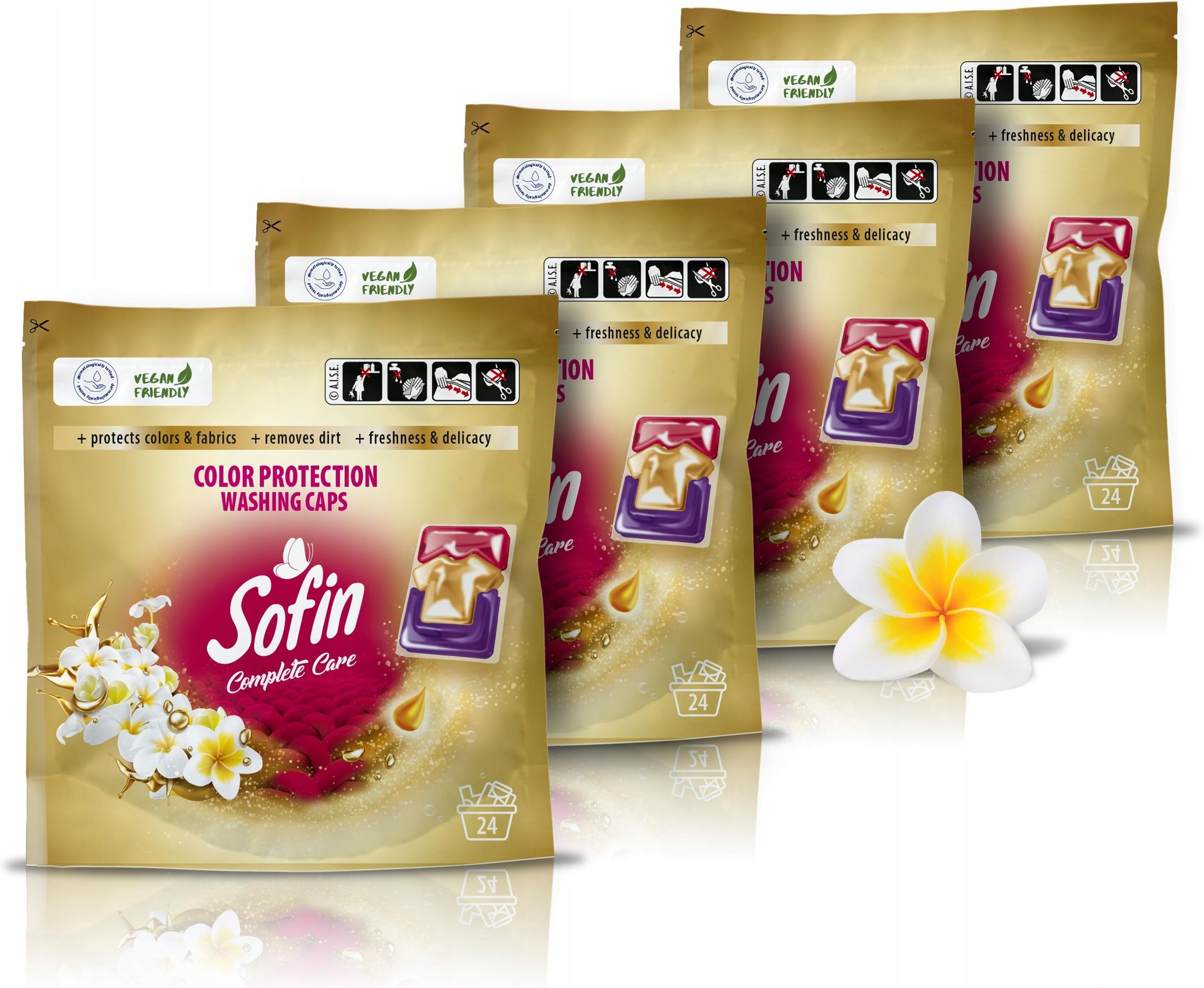 Sofin Complete Care Kapsułki Do Prania Kolor 24 X4 - Ceny i opinie ...