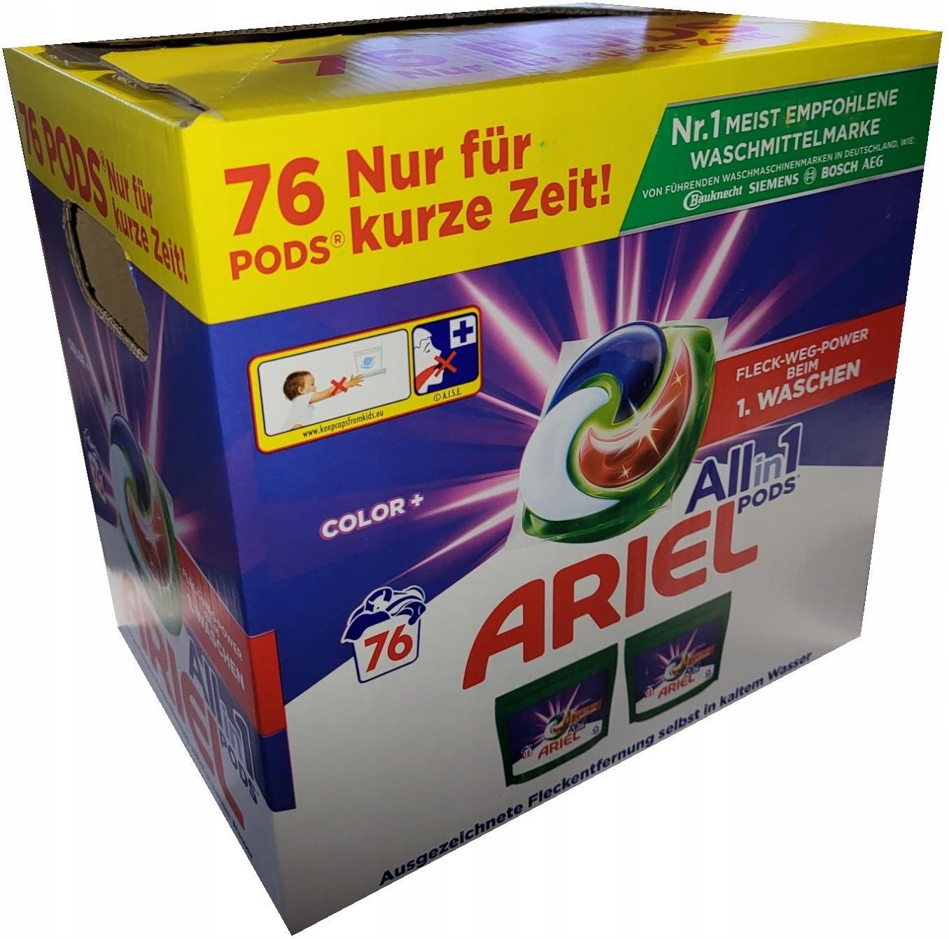 Ariel Kapsułki Kolor Power 2X38Szt. - Opinie i atrakcyjne ceny na Ceneo.pl