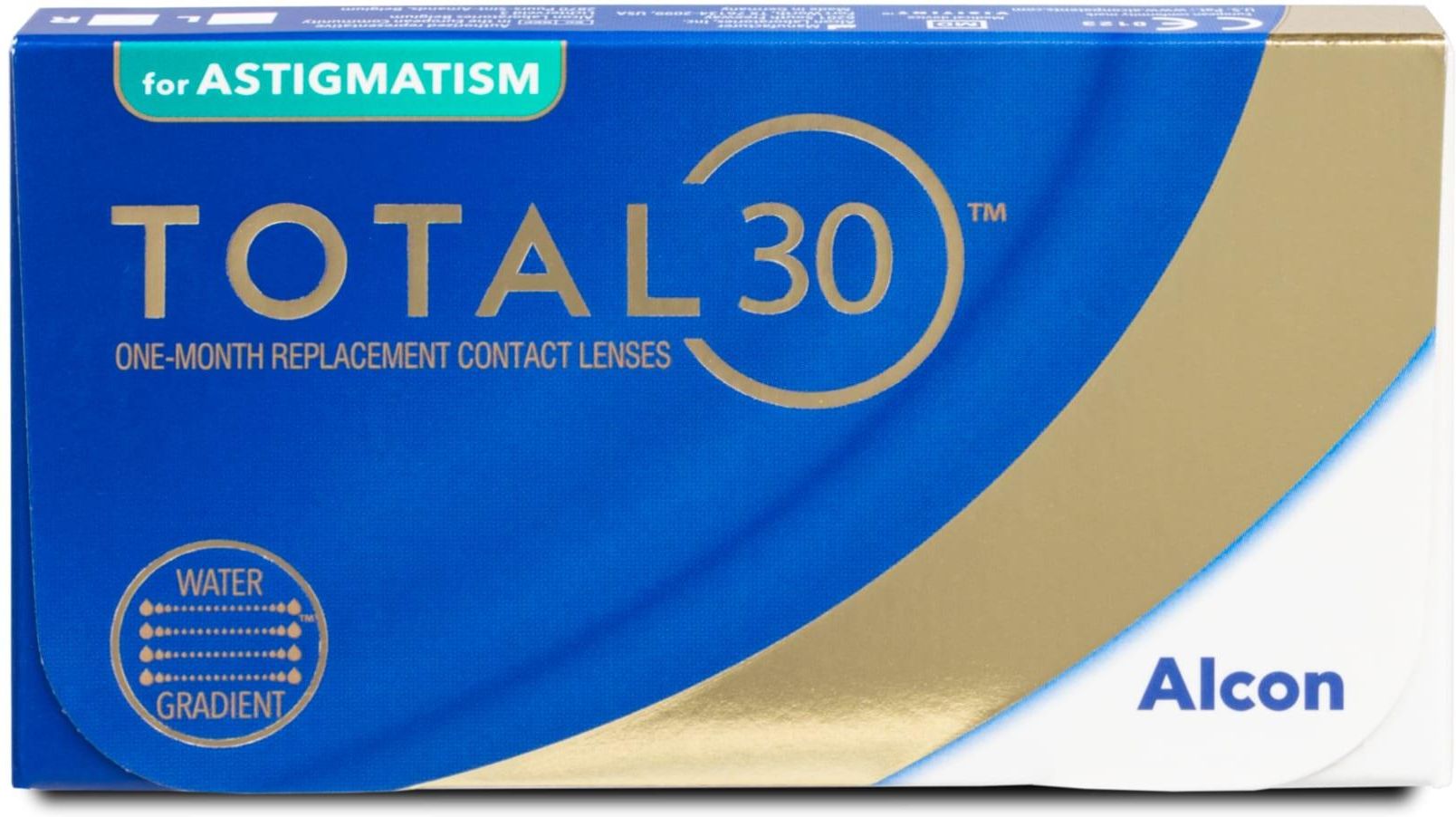 Soczewki Total 30 for Astigmatism Soczewki miesięczne 2.75 SPH, Cyl. -2 ...