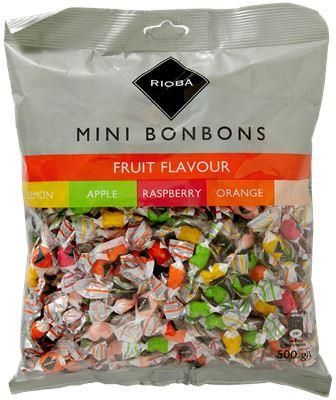 Rioba Mini Bonbons Fruit Cukierki Owocowe 500g - Ceny i opinie - Ceneo.pl