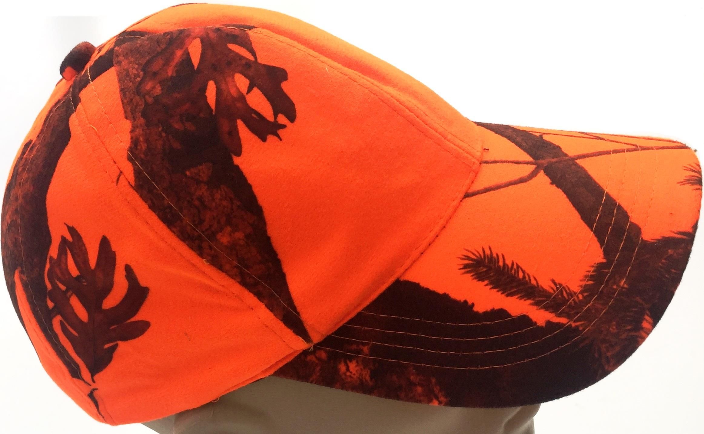 Ab Hunting Czapka,Bejsbolówka Myśliwska Kamuflaż Pomarańczowy ...