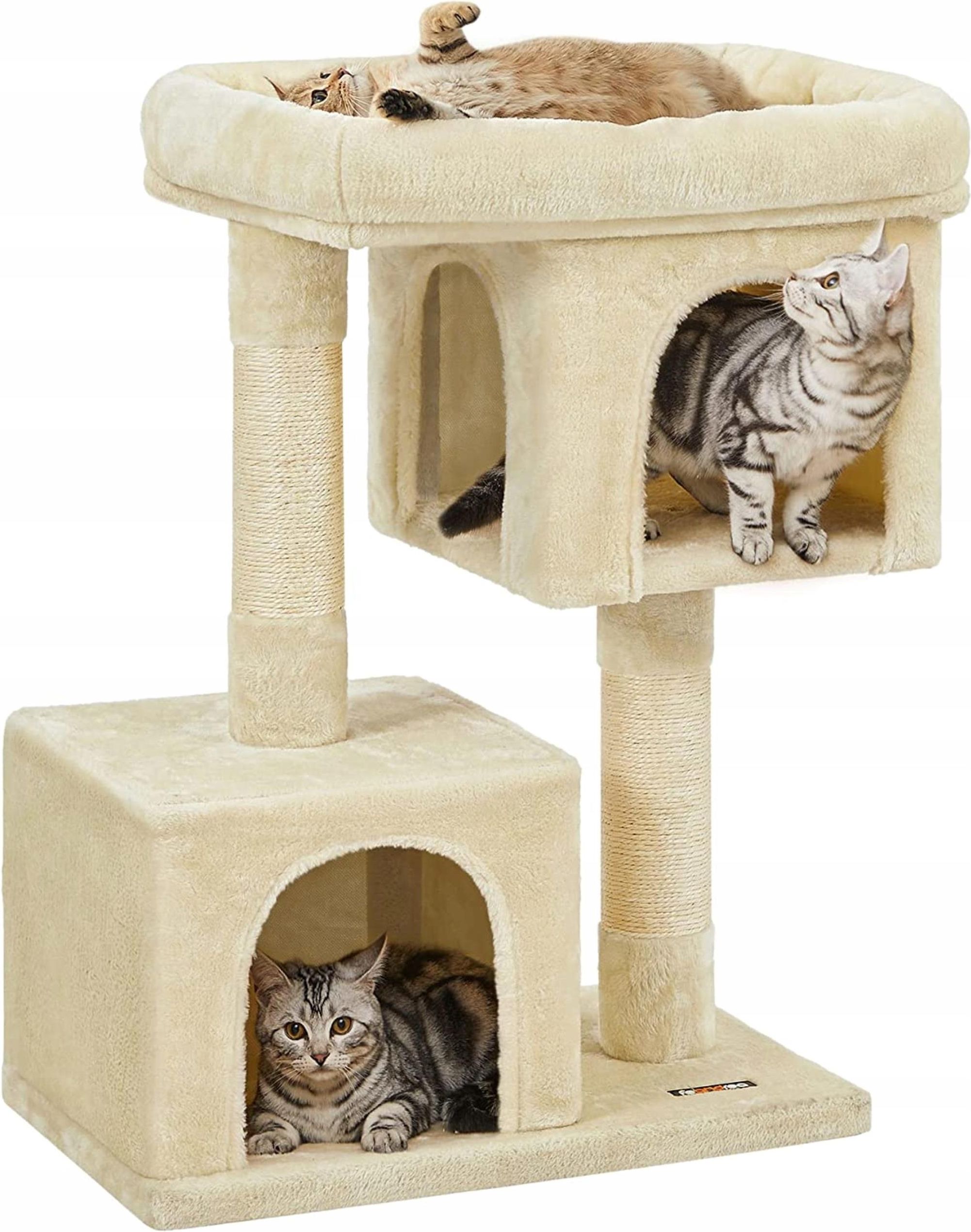 Feandrea Drapak Dla Kota Duży Legowisko Słupek Wysoki 84Cm 1584352616 ...