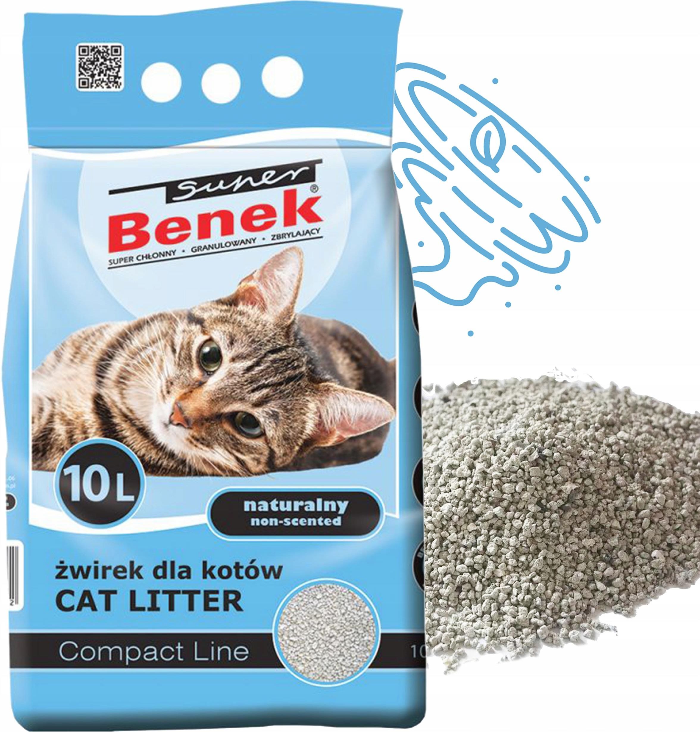 Super Benek Żwirek Zapachowy Kota Benek Compact 10L 1568532520 - Ceny i ...