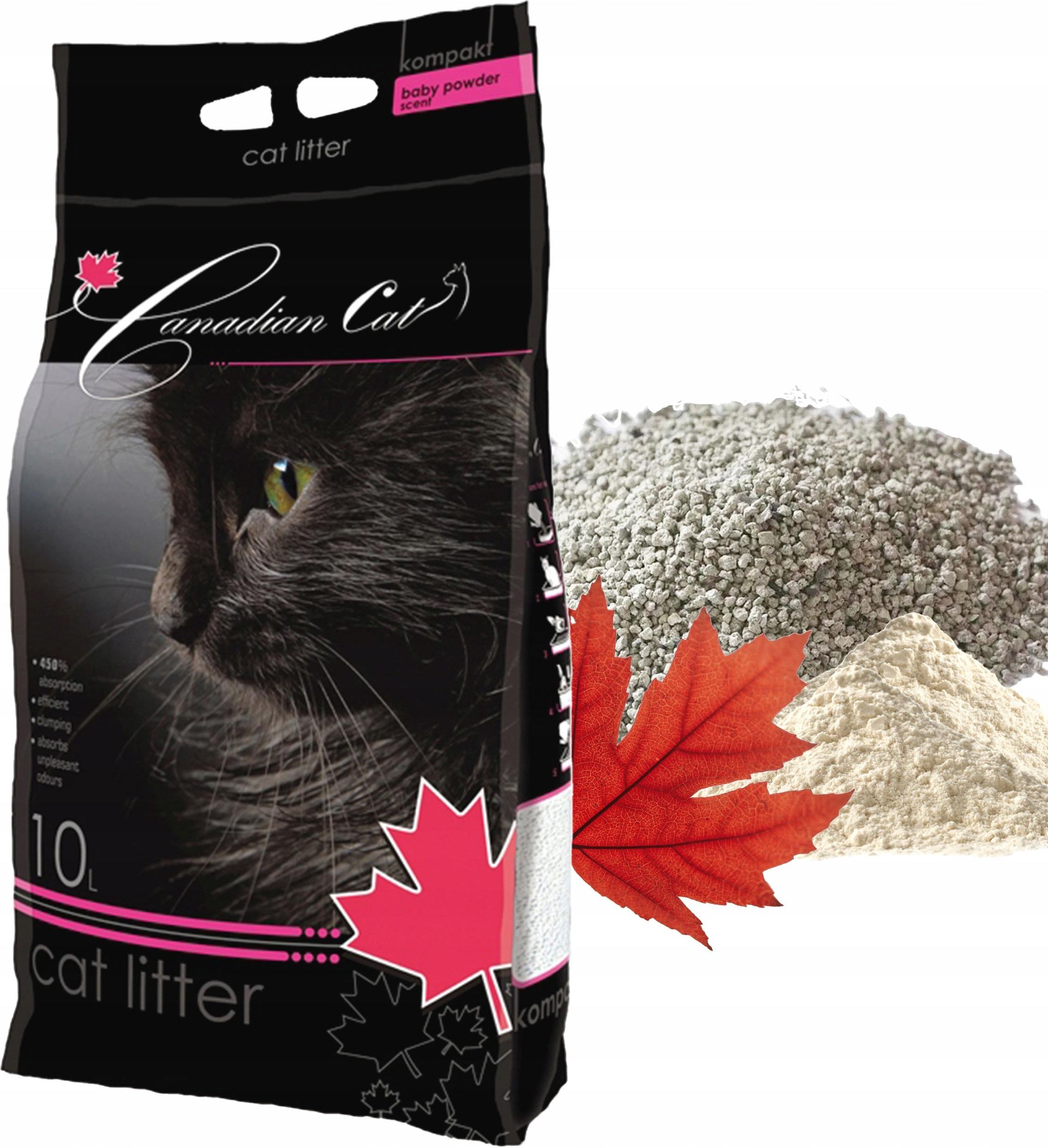 Super Benek Benek Canadian Baby Powder Żwirek Bentonitowy 10L ...