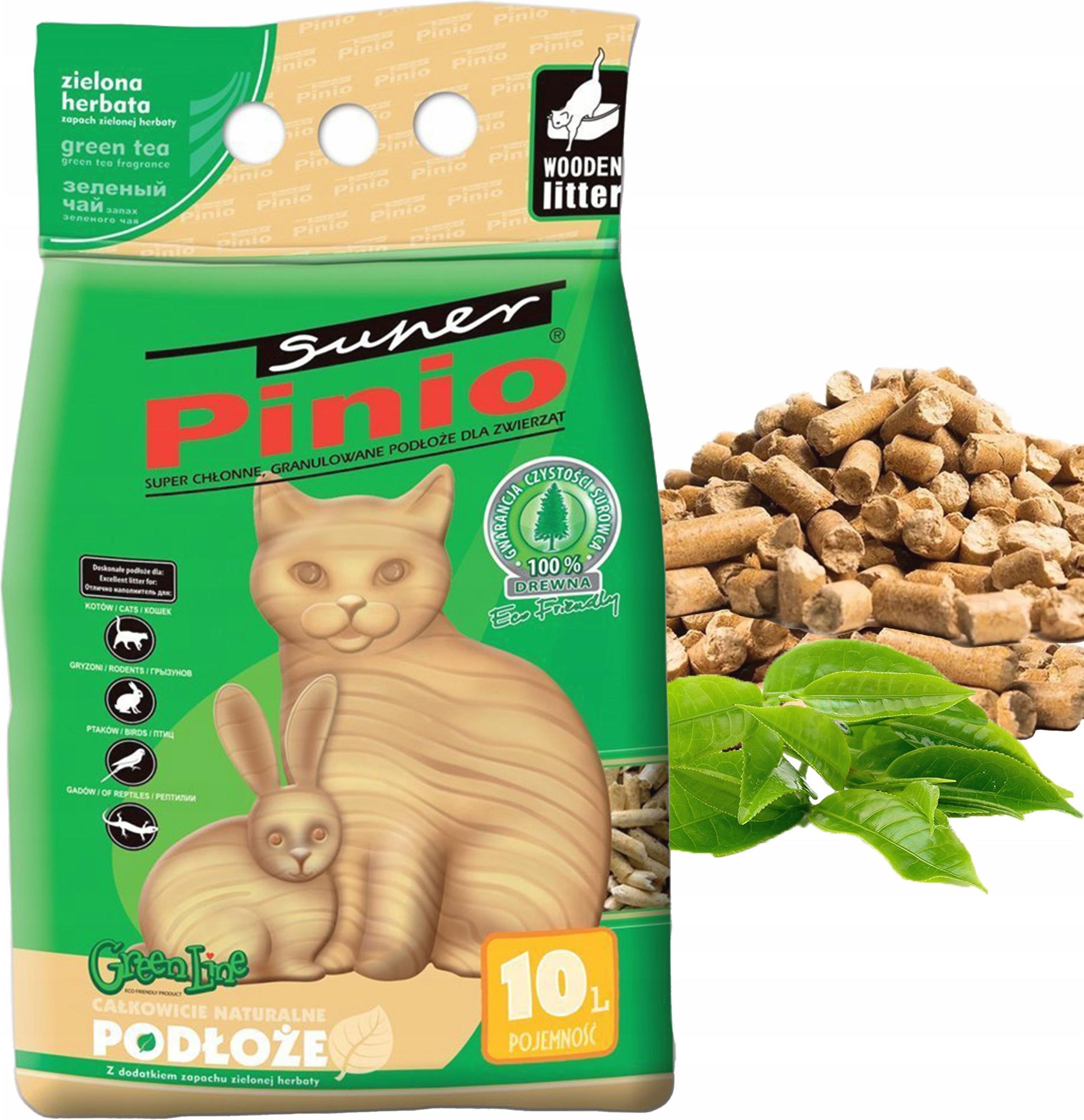 Super Benek Żwirek Drewniany Benek Pinio Herbata 10L 1583556713 - Ceny ...