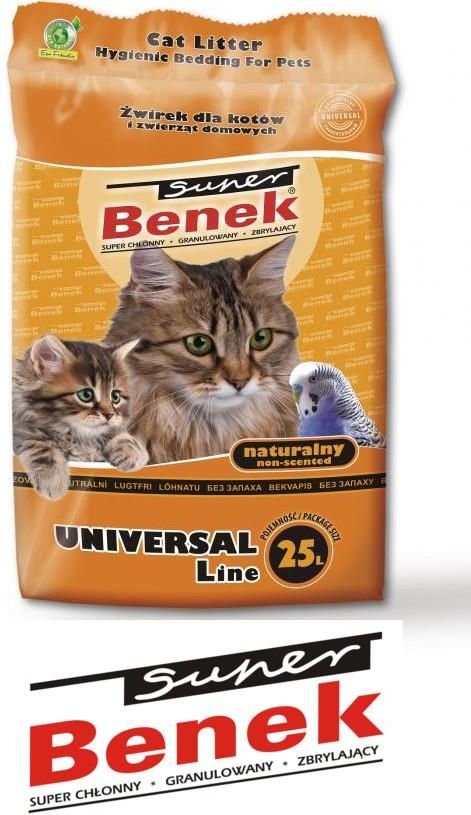 Super Benek Żwirek Benek Uniwersalny Naturalny 25L 17653 1584577051 ...