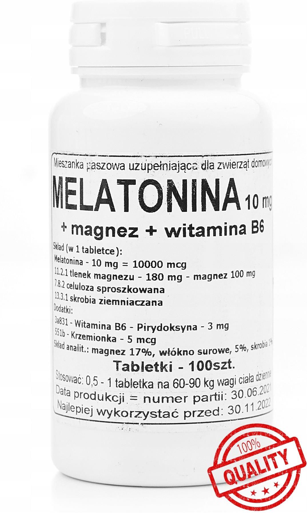 Podkowa Melatonina 10Mg Magnez Witamina B6 - Ceny i opinie - Ceneo.pl