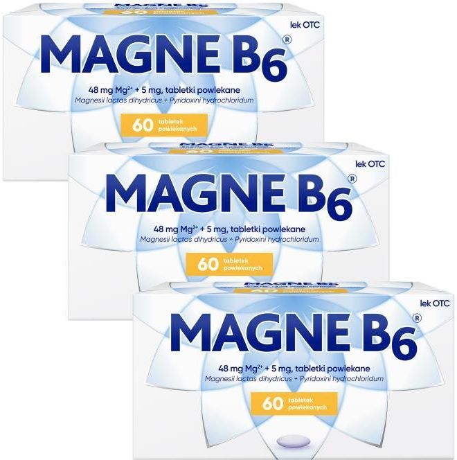 Magne B6 Forte Na Silne Niedobory Magnezu 3x60tabl. - Opinie i ceny na ...