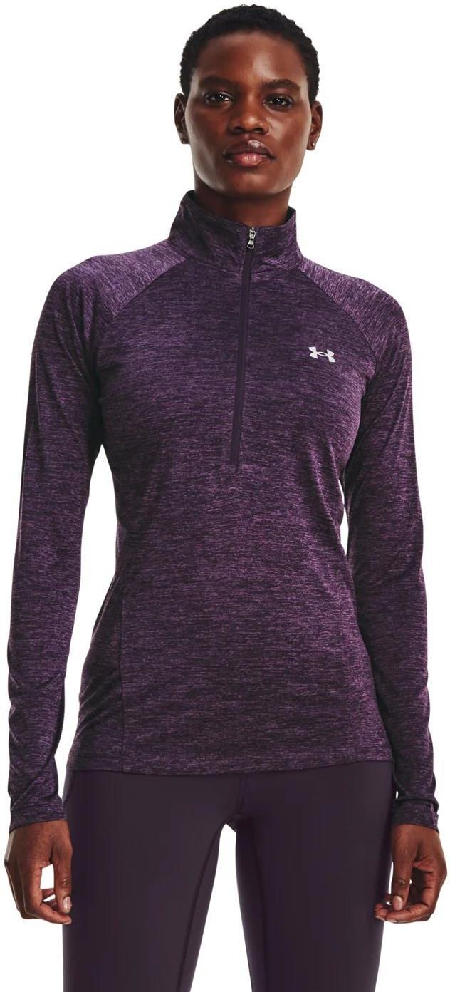 Damska Bluza Under Armour Tech 1/2 Zip Twist 1320128-541 – Fioletowy ...