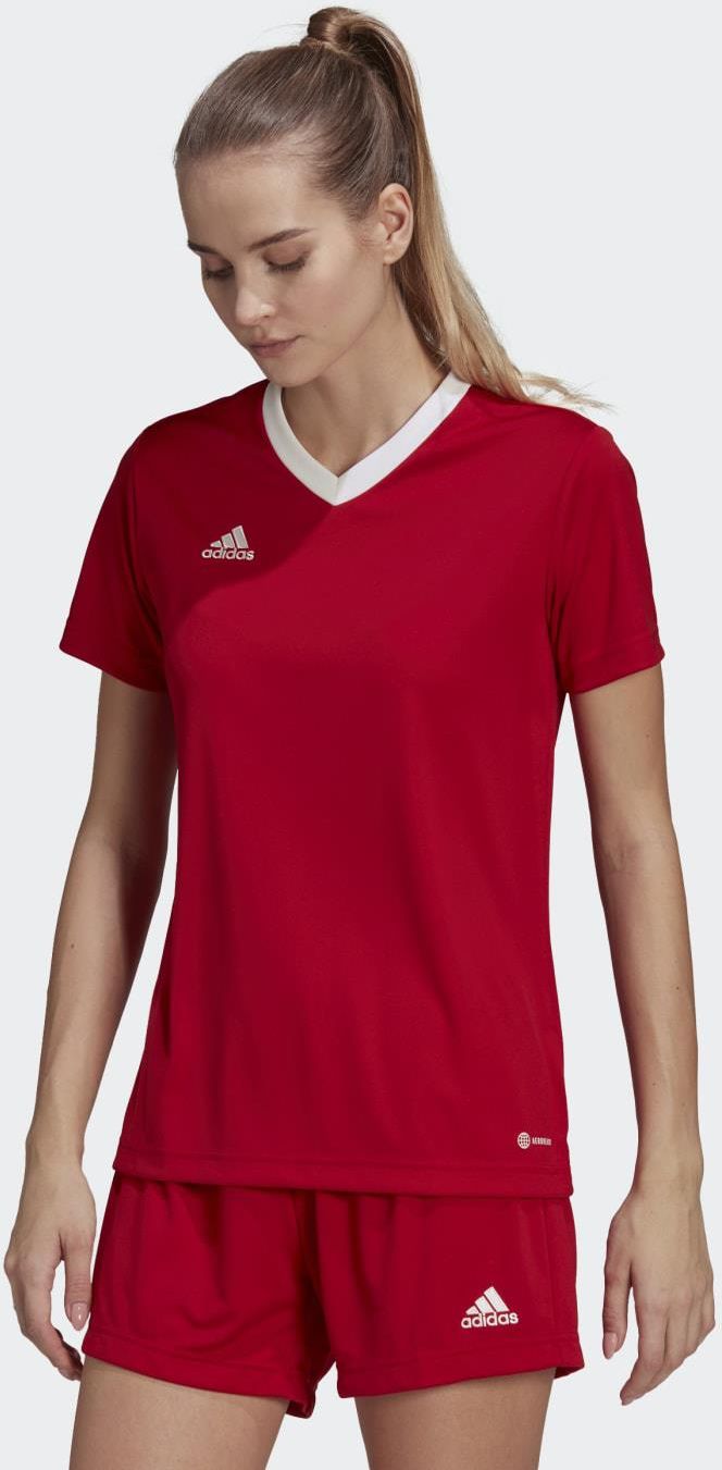 Damska Koszulka z krótkim rękawem Adidas Ent22 Jsy W H57571 – Czerwony ...