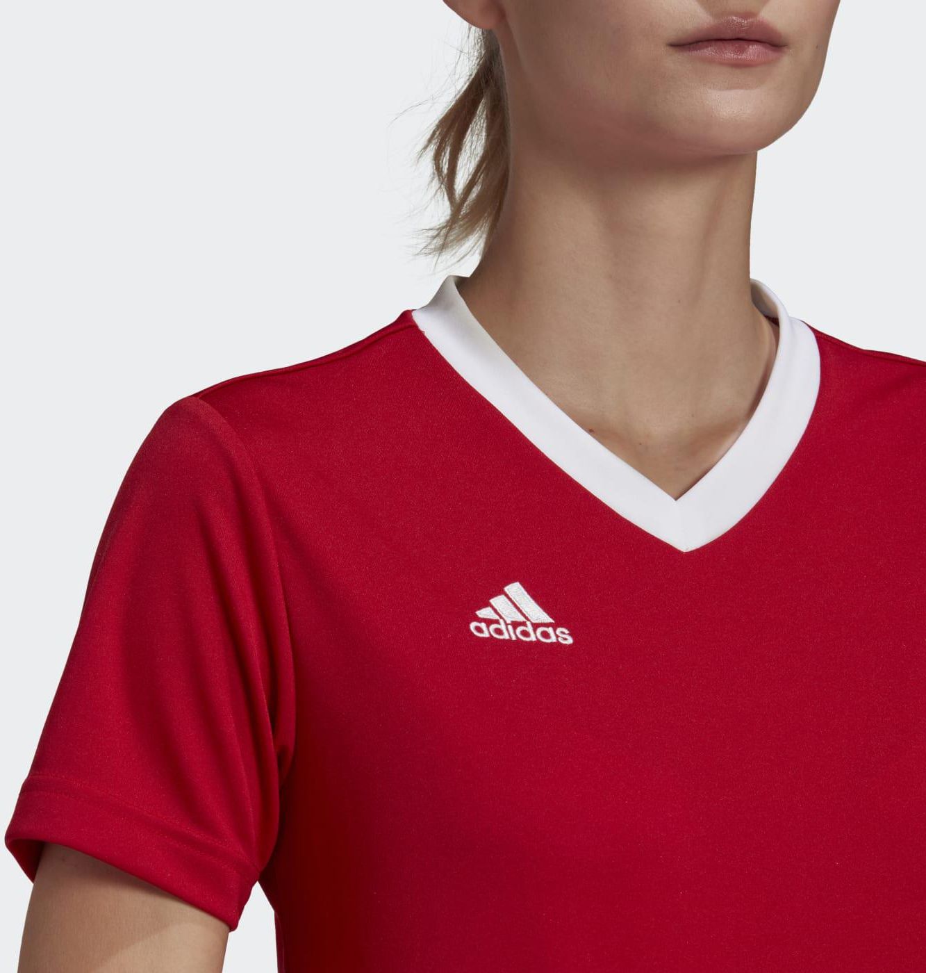 Damska Koszulka z krótkim rękawem Adidas Ent22 Jsy W H57571 – Czerwony ...