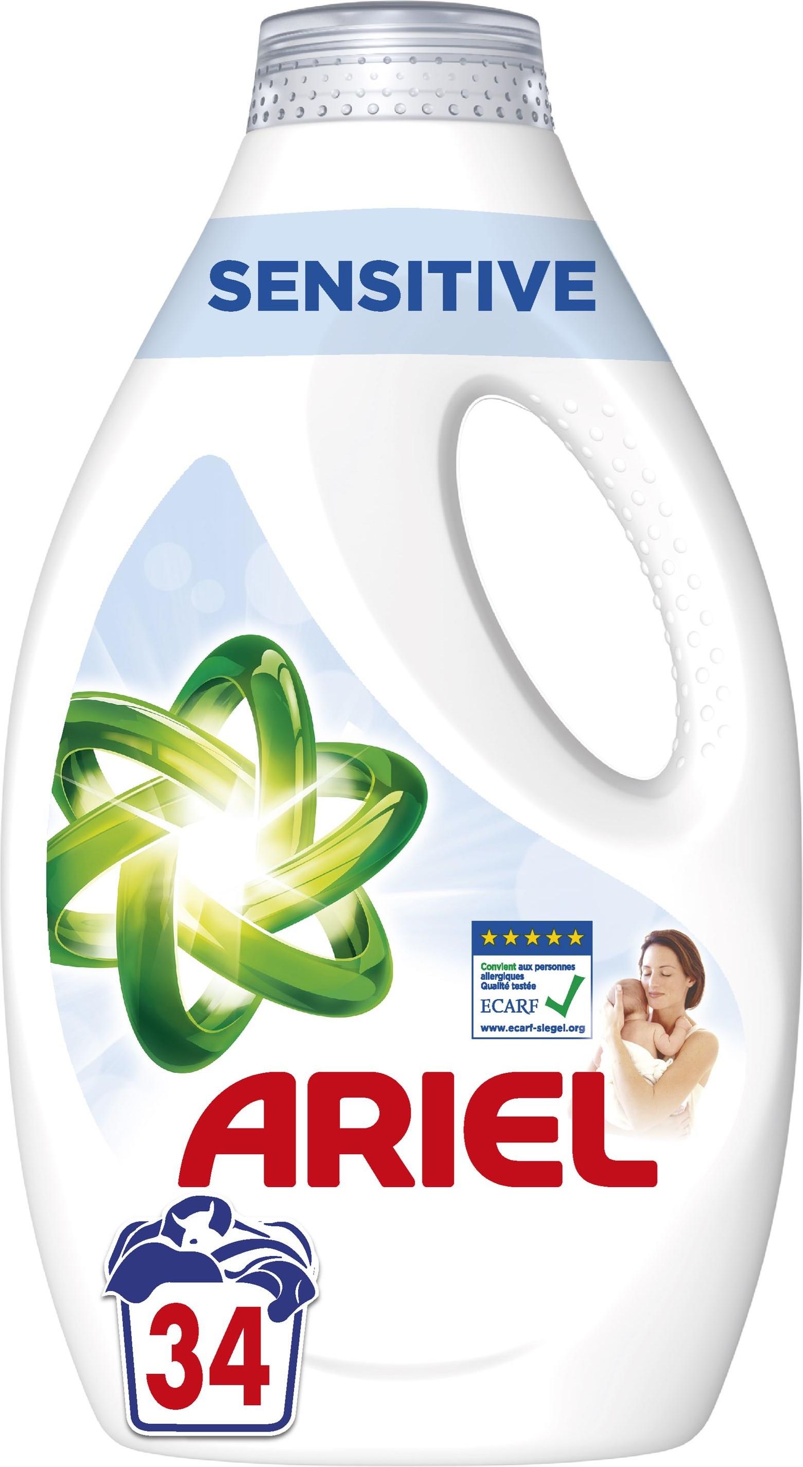 Ariel Sensitive Skin Płyn Do Prania 1,7L 34 Prań - Opinie i atrakcyjne ...