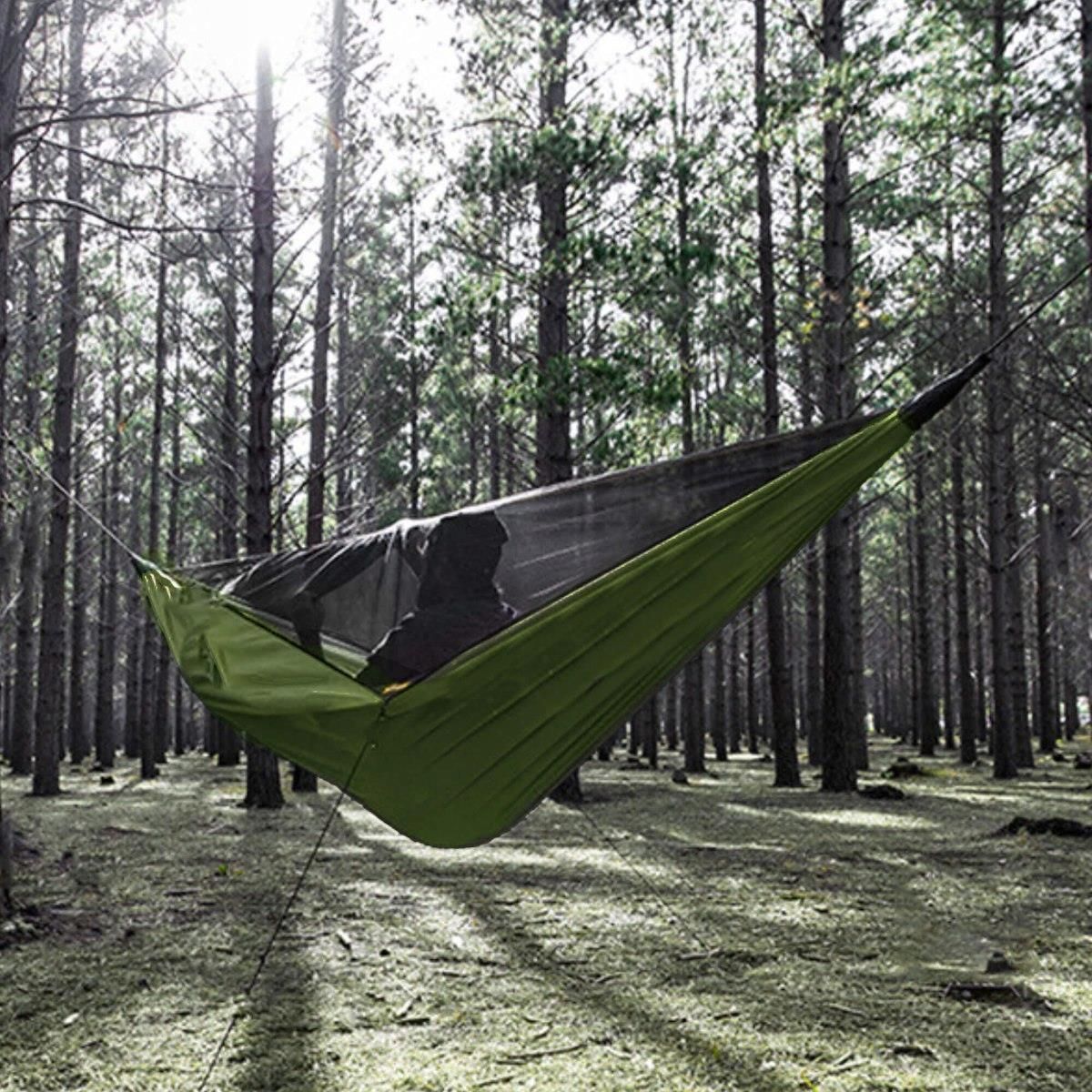 Hamak Springos Hamak Turystyczny Z Moskitierą Płachta Biwakowa Odcienie ...