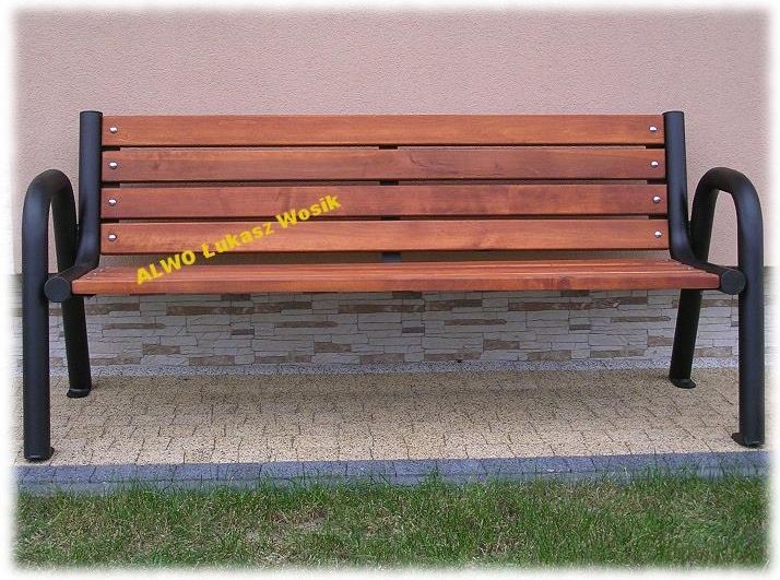 Alwo Łukasz Wosik Ławka Future Miejska ,Ogrodowa Parkowa Rura 180Cm ...