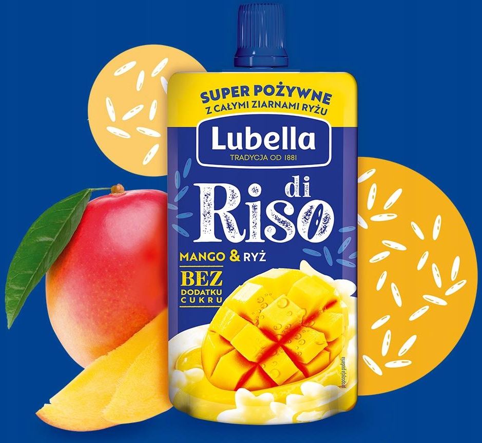 Lubella Di Riso Mus Przekąska Mango I Ryż 12X100G - Ceny i opinie ...