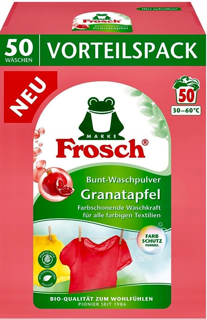 Frosch Owoc Granatu Proszek Do Prania Kolor 3,3Kg - Ceny i opinie ...