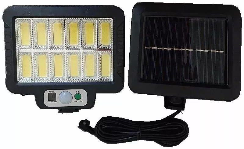 Ścienna lampa zestaw solarny T09 12COB pilot, czujnik ruchu i zmierzchu ...