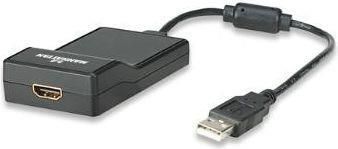 MANHATTAN Adapter USB - HDMI (151061) - Opinie i ceny na Ceneo.pl