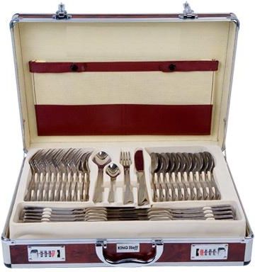 KINGHOFF ZESTAW SZTUĆCÓW STOŁOWYCH 72el Satyna KH-3555 - Opinie i ...