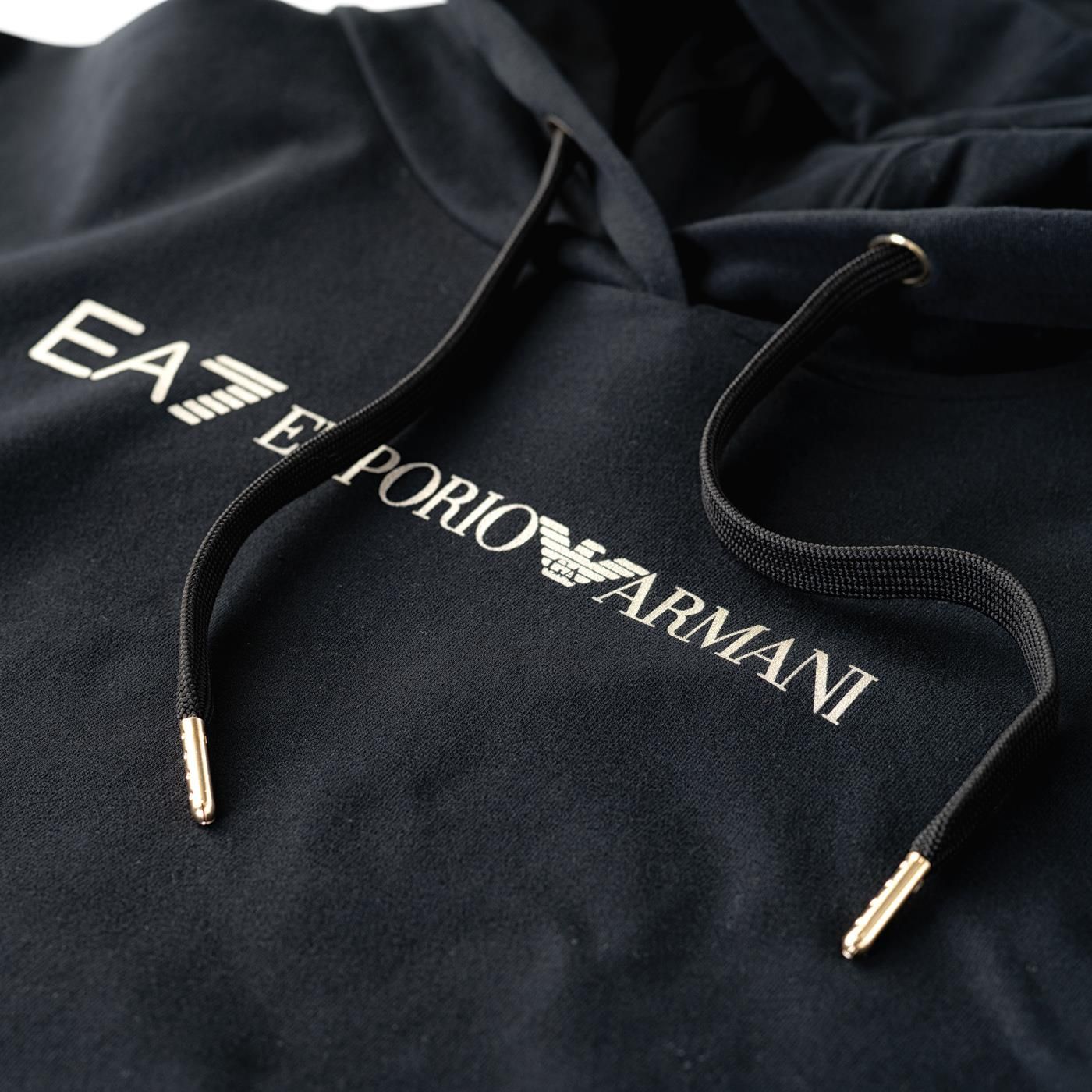 Damska Bluza Ea7 Emporio Armani Train Shiny W Hoodie RN Extended Logo 6Rtm07Tjcqz0200 – Czarny ...