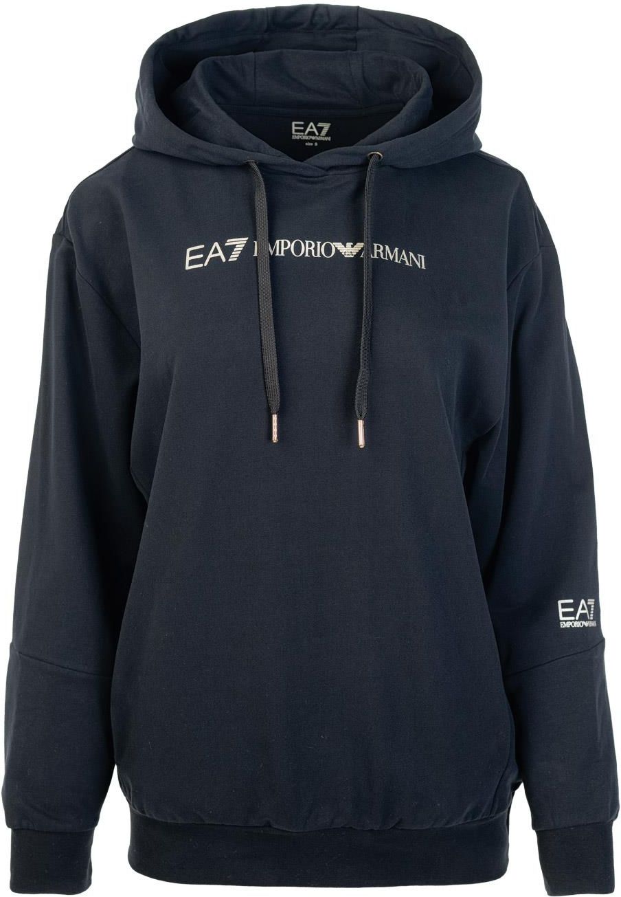 Damska Bluza Ea7 Emporio Armani Train Shiny W Hoodie RN Extended Logo 6Rtm07Tjcqz0200 – Czarny ...