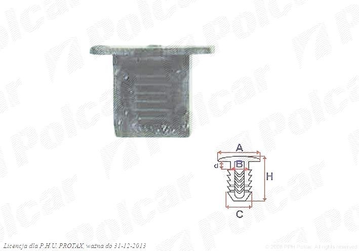 Spinka Montażowa Volkswagen Scirocco (Typ 13), 07.2008- (357867646 ...