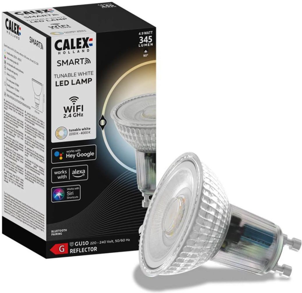 System domotyki Calex Żarówka Led Gu10 Smart Wifi 4,9W 345Lm Cct Tuya ...