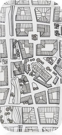 Born In Sweden Taca Do Serwowania Sweden From Above City Prostokątna 15 ...