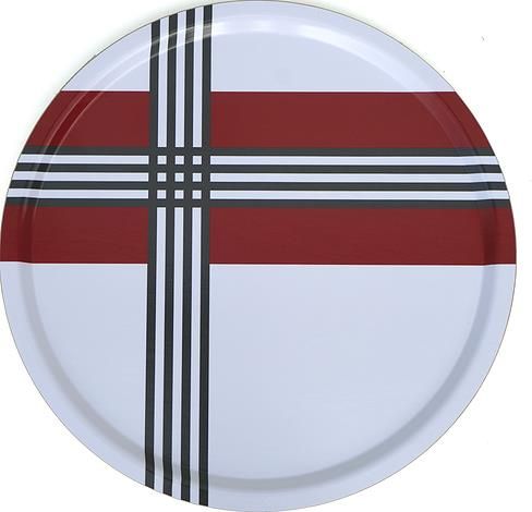 Born In Sweden Taca Do Serwowania Cross Thin 46 Cm Czerwona - Opinie i ...