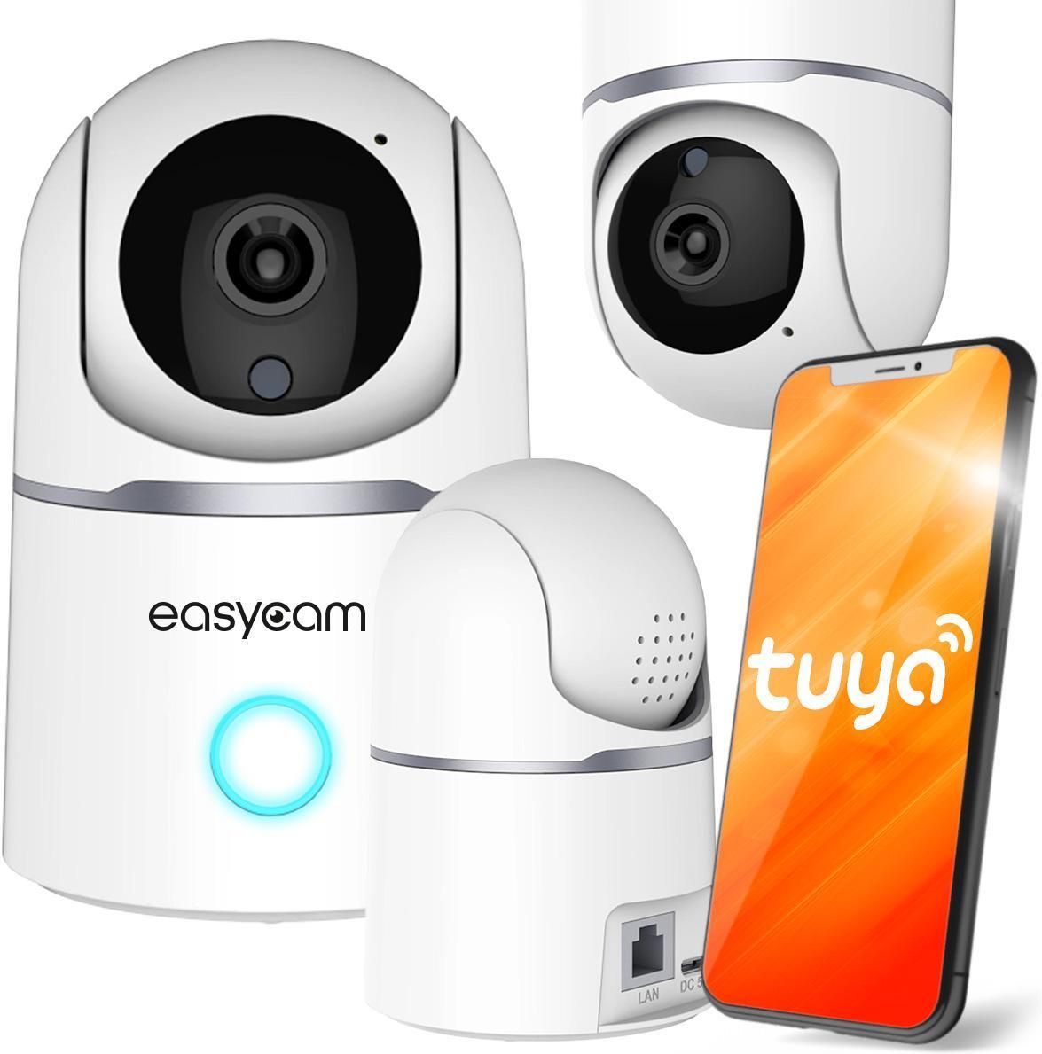 Kamera IP Kamera IP EasyCam obrotowa wewnętrzna WiFi Tuya 2MP EC-2PT6IR ...