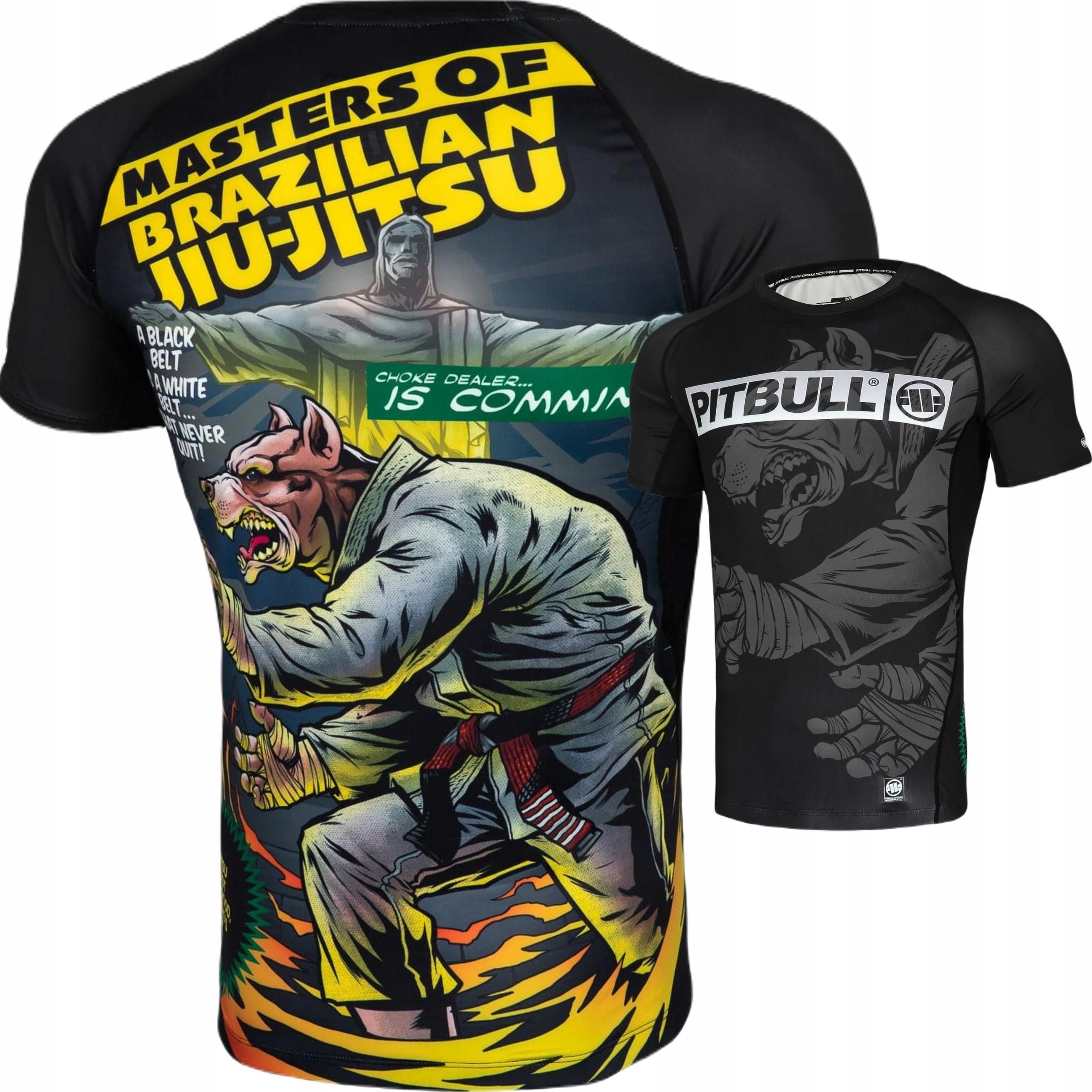 RASHGUARD MĘSKI PITBULL MASTERS OF BJJ JIU JITSU M - Ceny i opinie ...