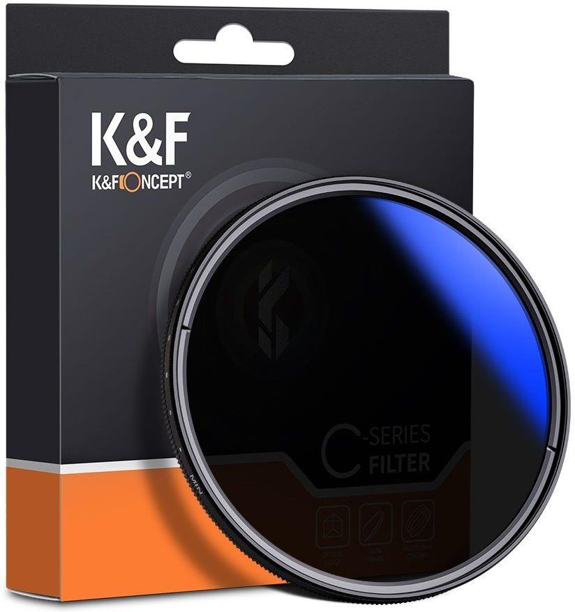 Filtr do obiektywu FILTR 82mm KF X FADER SZARY REGULOWANY ND2-ND400 ...