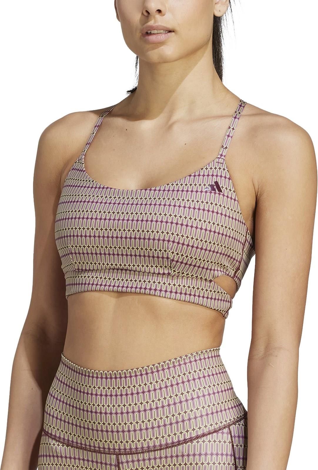 Stanik sportowy damski adidas YOGA STUDIO wielokolorowy IL6699 - Ceny i ...